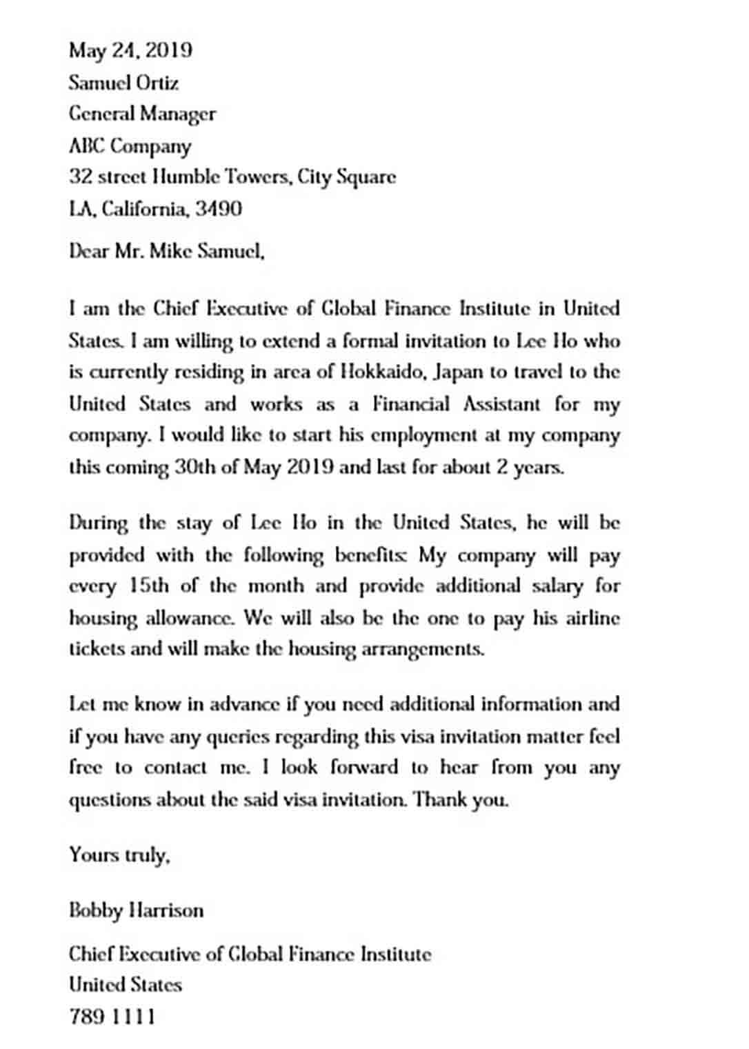 Invitation Letter For US Visa And Things To Know About It Mous Syusa