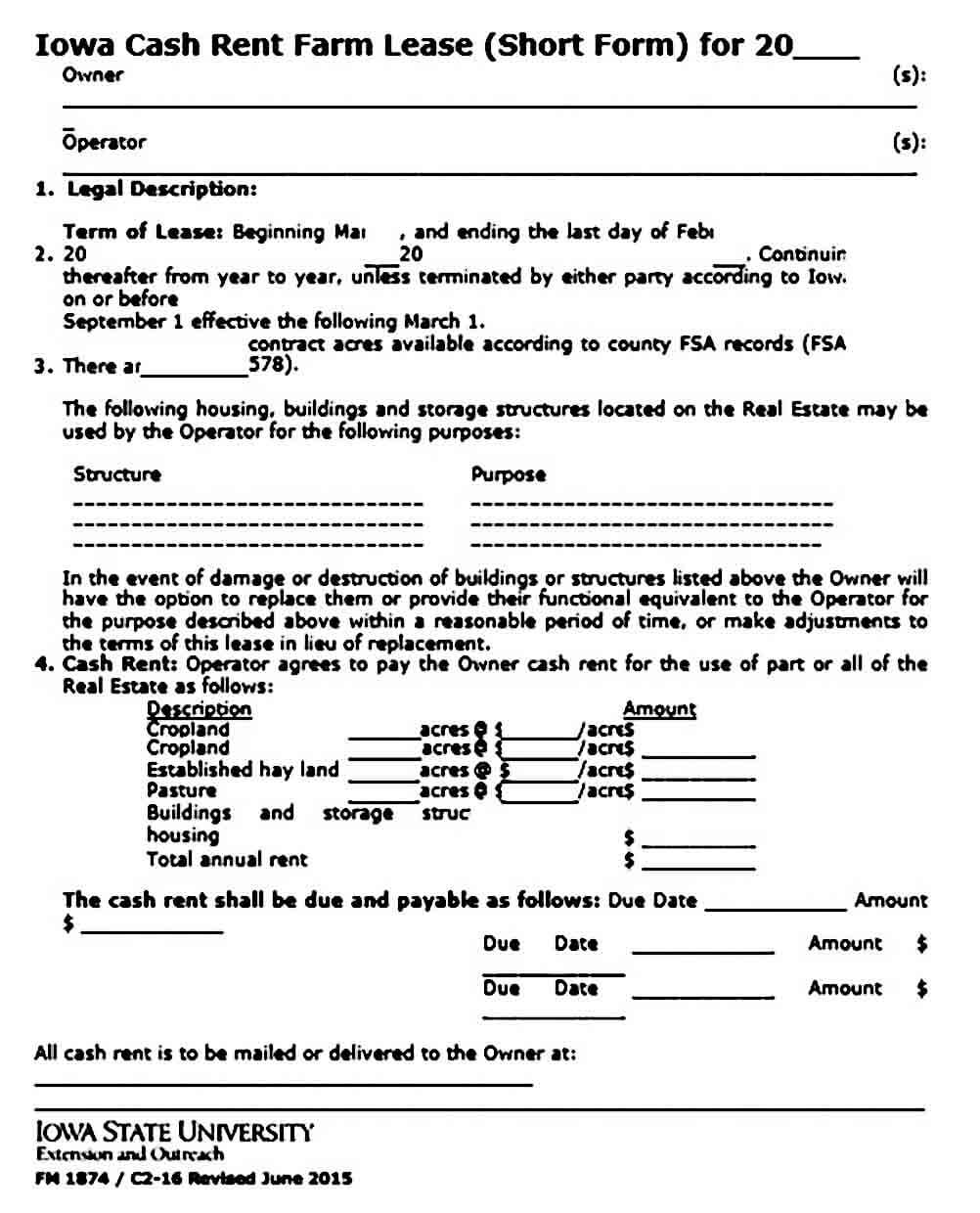 Operator Lease Agreement Template Mous Syusa