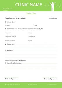 20+ Doctors Note Template | Mous Syusa