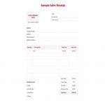 Free Receipt Template Sample | Mous Syusa