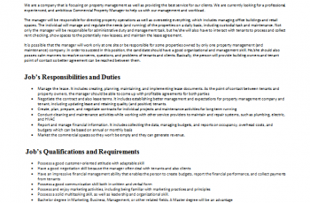 Hotel Assistant General Manager Job Description | Mous Syusa