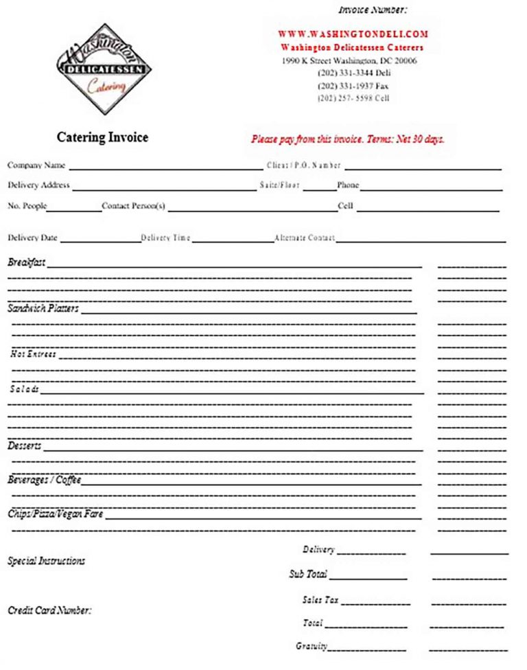 Catering Proposal Letter for PDF and Doc | Mous Syusa