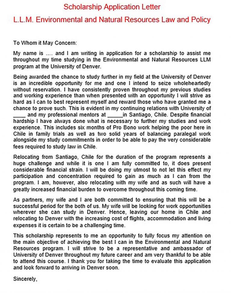 College Application Letter and how to make reader interested to read ...