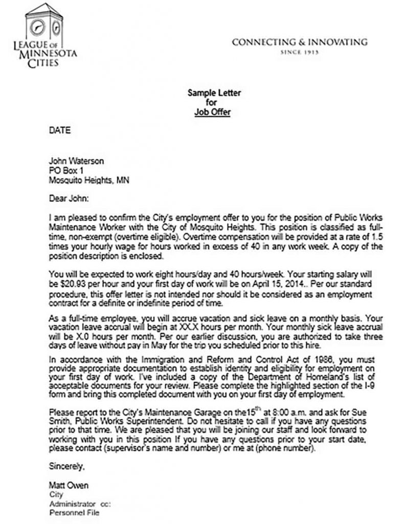 Employment letter sample and how to make it impressive to read | Mous Syusa