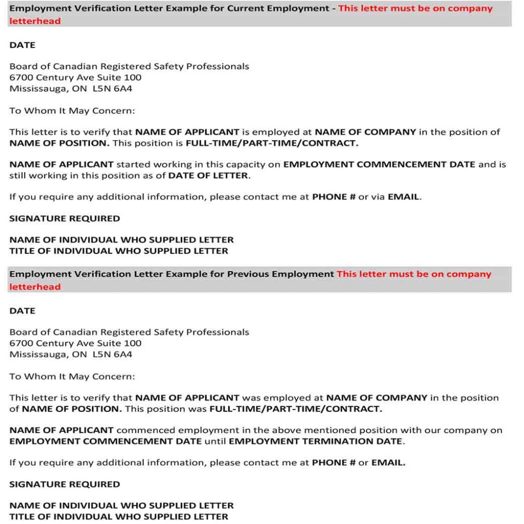 Three Main Needs of the Employee Verification Letter You All Need to ...