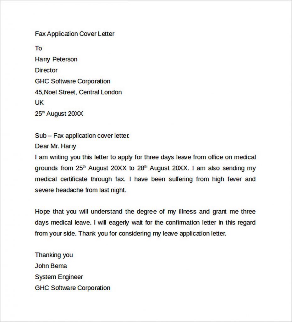 21+ Sample Fax Cover Letter Template for Doc, PDF, and Word | Mous Syusa