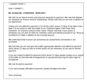 Collection Letter Example and Tips to Make It | Mous Syusa