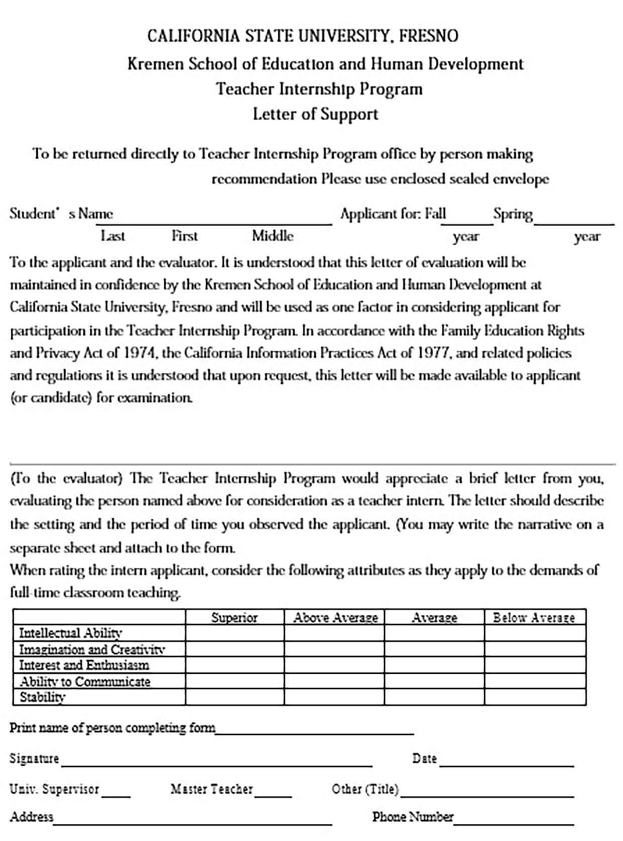 Internship Letter Of Support Mous Syusa internship-letter-of-support-mous-syusa