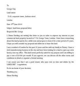 Lease Proposal Letter and How to Make It | Mous Syusa