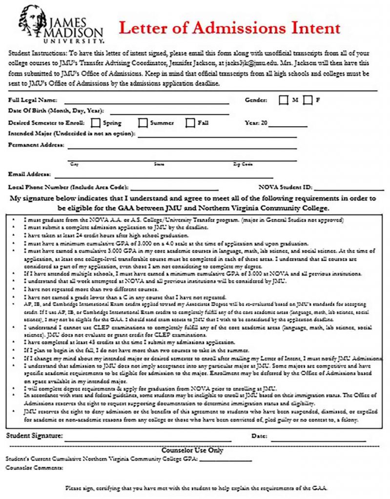 Letter of Intent Graduate School and how to make the reader amazed ...