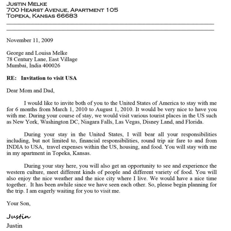 Invitation Letter for US Visa and Things to Know About It | Mous Syusa