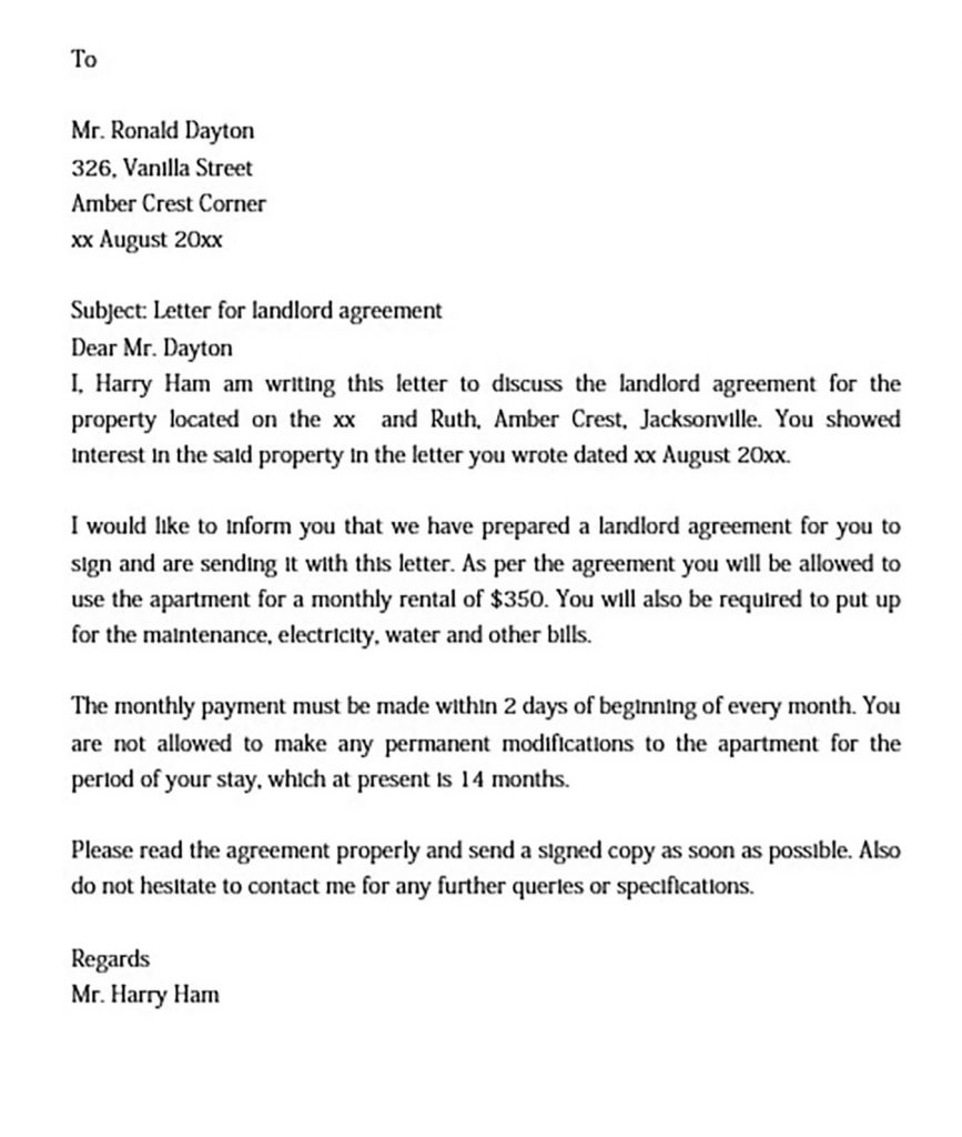 Rental Agreement Letter and Tips to Write Better One | Mous Syusa