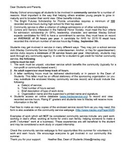 Community Service Letter and How to Make It Perfectly | Mous Syusa