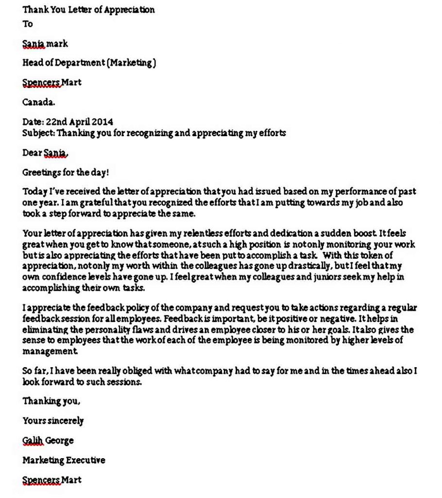 19 Sample Thank You Letters Template | Mous Syusa