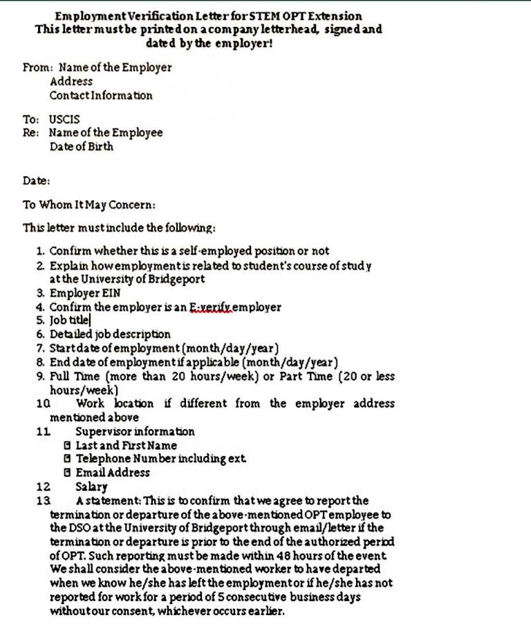 Letter of Employment Verification Sample PDF Word | Mous Syusa