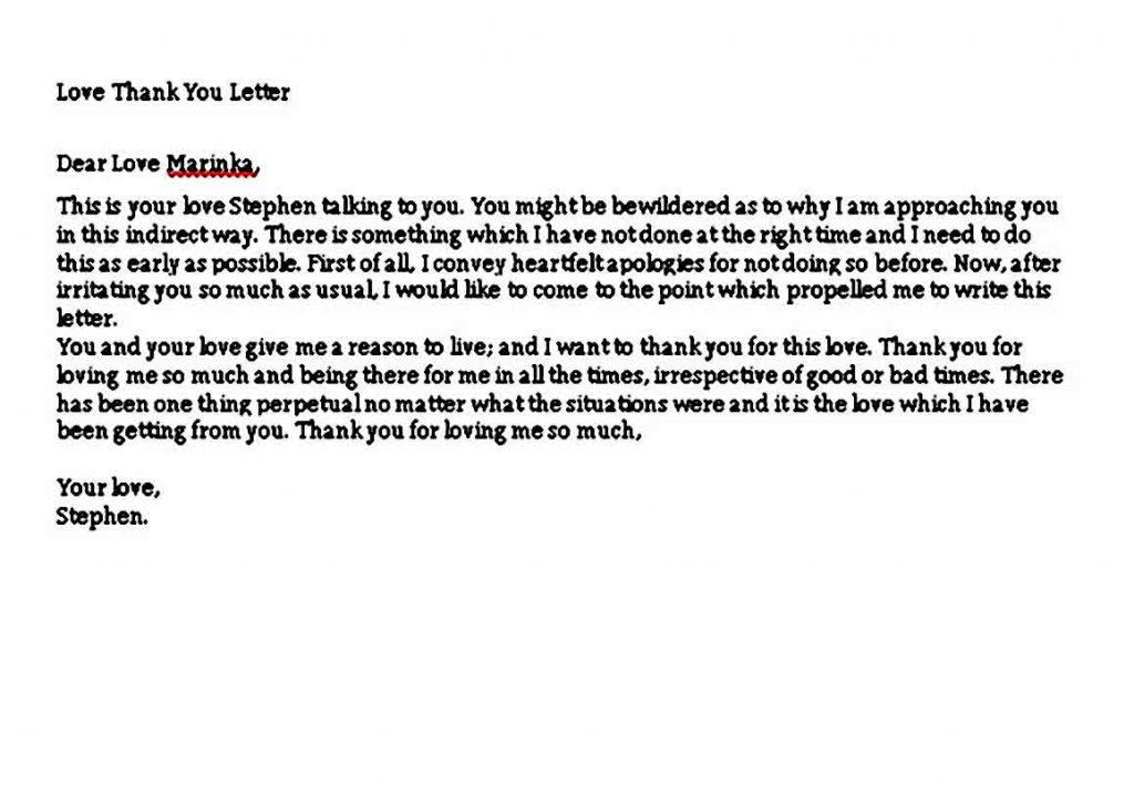 19 Sample Thank You Letters Template | Mous Syusa