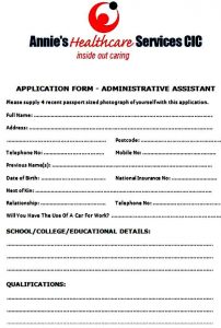 Application Form Example Template | Mous Syusa