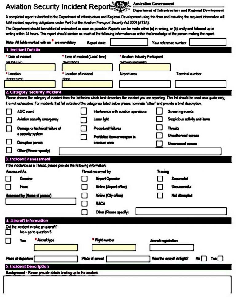 Sample Security Incident Report | Mous Syusa