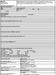 Template Basic Application Form | Mous Syusa