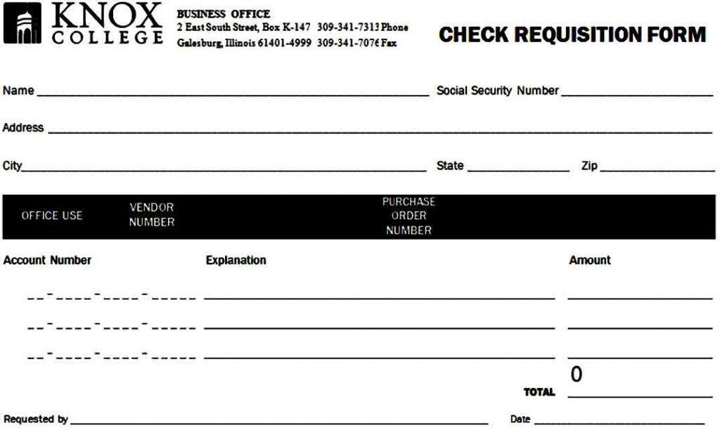 Free Requisition Form Sample | Mous Syusa