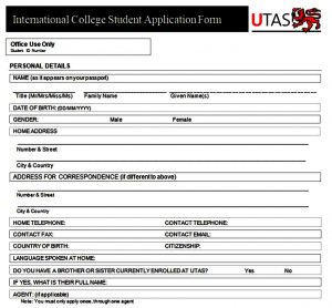 Template Basic Application Form | Mous Syusa
