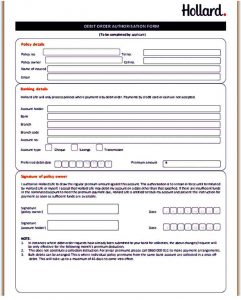 Sample Debit Order Form | Mous Syusa