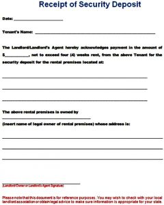 Printable Receipt Form Template | Mous Syusa