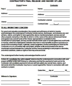 General Release of Liability Form Template | Mous Syusa