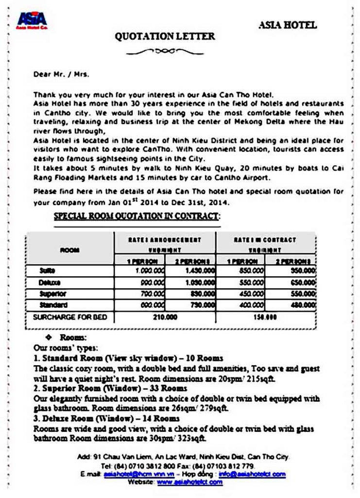 Quotation Template Printable | Mous Syusa