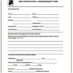 Sample Construction Change Order Form | Mous Syusa