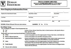 Sample Employee Information Form | Mous Syusa