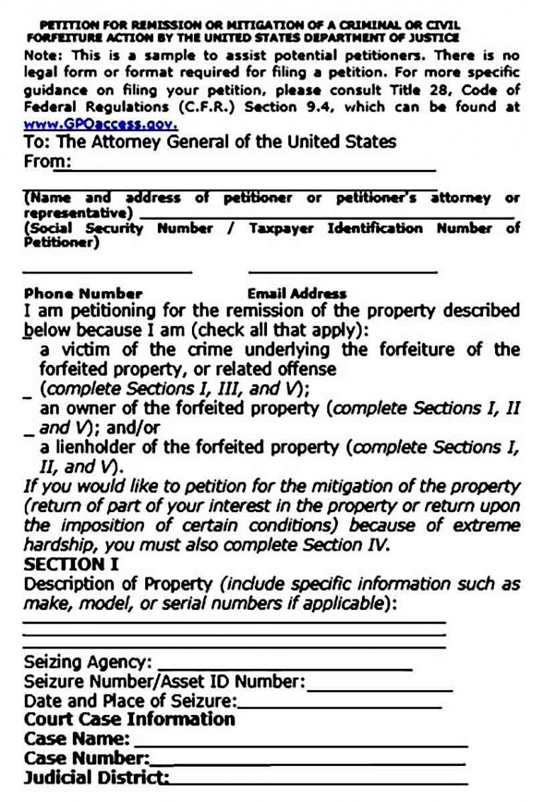 Petition Template Sample | Mous Syusa