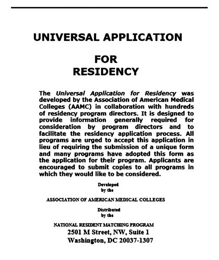 Sample Residency Personal Statement | Mous Syusa