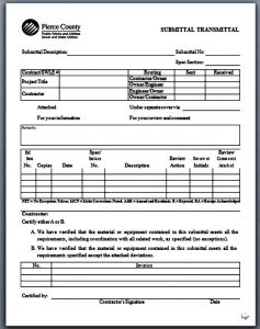Template Submittal Transmittal Form | Mous Syusa