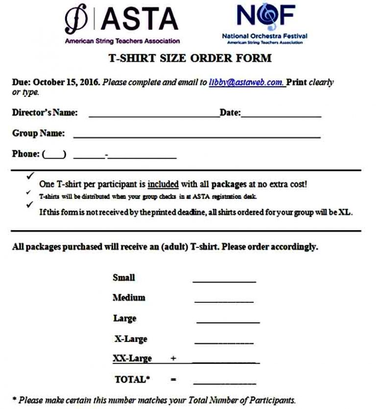 Template Shirt Order Form | Mous Syusa