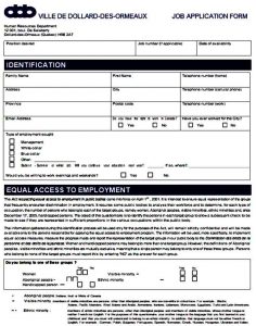 Template Printable Job Aplication Form | Mous Syusa