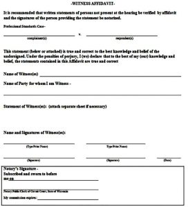 Free Affidavit Form Template | Mous Syusa