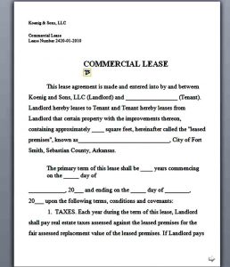 Sample Triple Net Lease Form | Mous Syusa