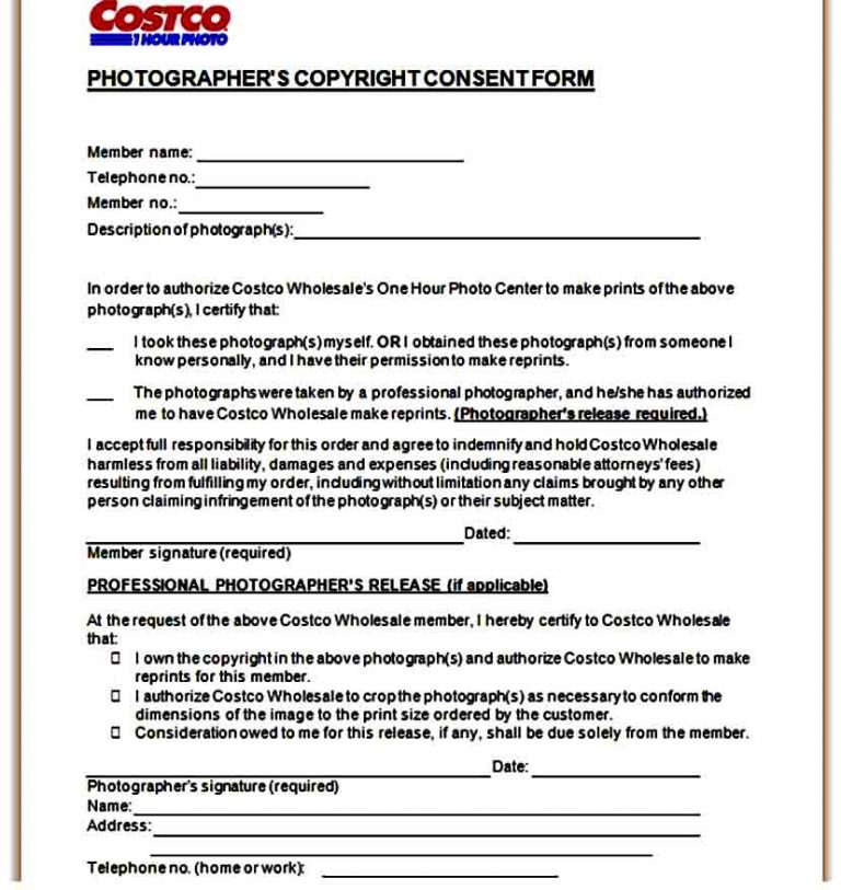 Print Release Form Sample | Mous Syusa