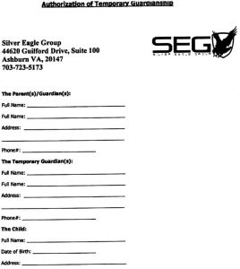 Temporary Guardianship Form Sample | Mous Syusa