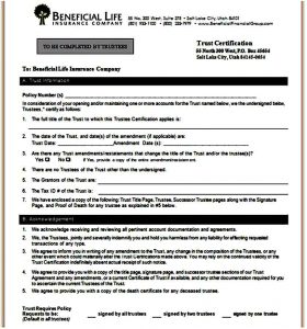Sample Trust Amendment Form | Mous Syusa