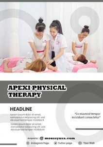 5 Physical Therapy Flyer psd photoshop | Mous Syusa