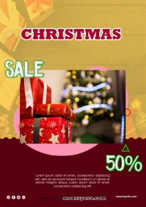 Christmas Shopping Sale Flyer | Mous Syusa