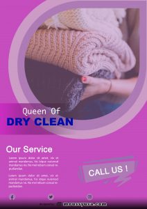 Dry Cleaning Flyer example psd design | Mous Syusa
