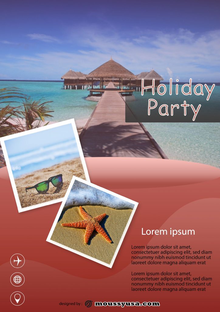 Company Holiday Party Flyer | Mous Syusa