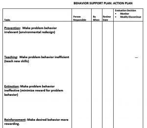 Behavior Support Plan Template | Mous Syusa