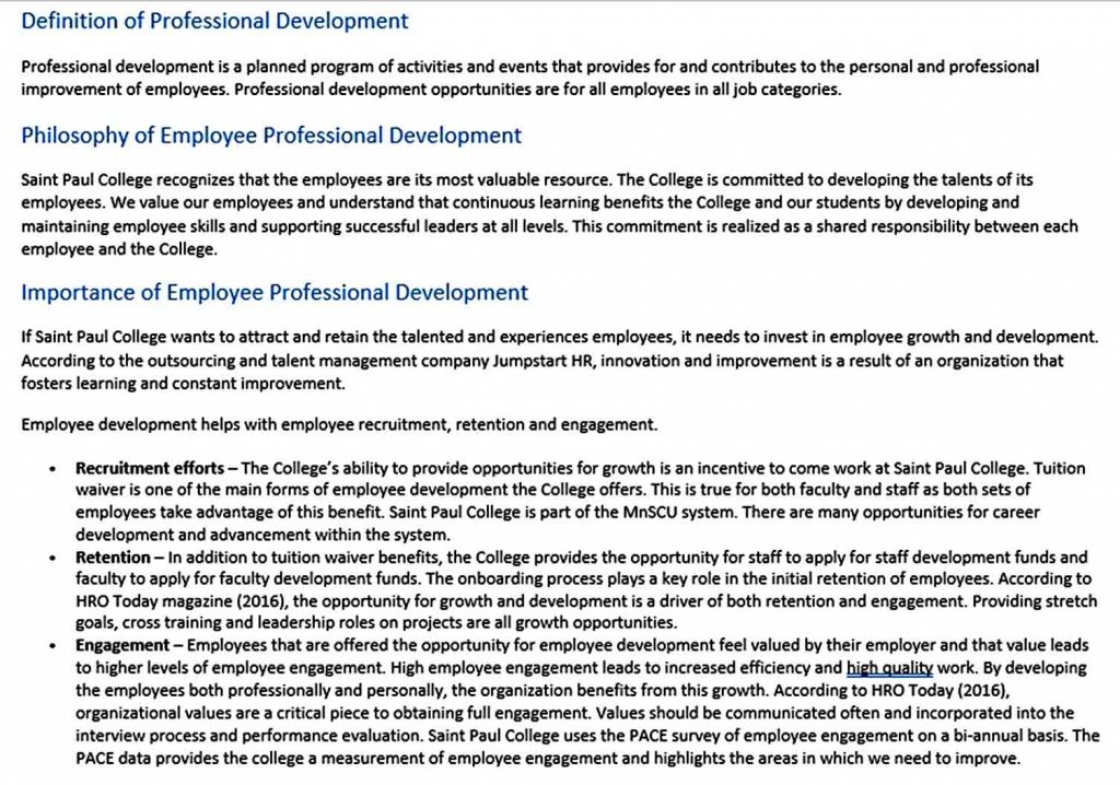 Academic Staff Development Plan Template | Mous Syusa