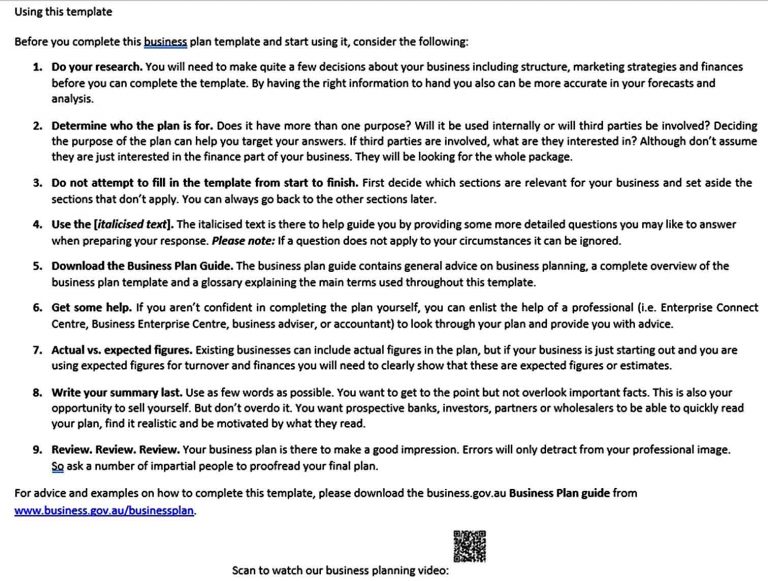 Bookkeeping Business Plan Template | Mous Syusa