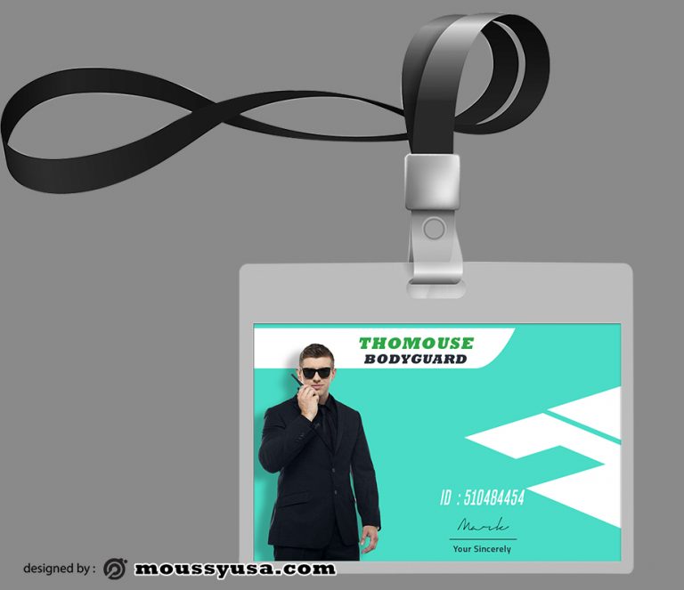 3+ Body Guard Id card Templates Ideas | Mous Syusa