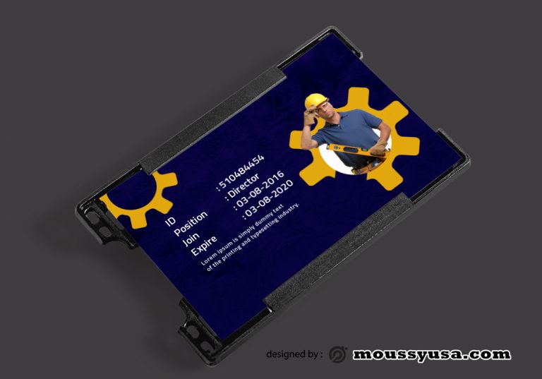 3+ Building Maintenance Id card Templates Ideas | Mous Syusa